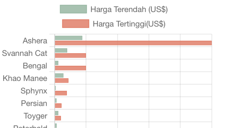 10 Ras Kucing Termahal di Dunia Tahun 2024 - GoodStats Data